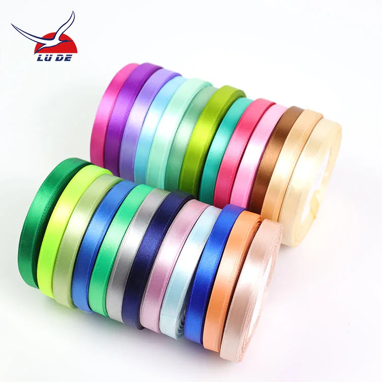 Recycled Custom 196 Colors Solid Color Rpet Satin Ribbon Roll - Buy Eco ...
