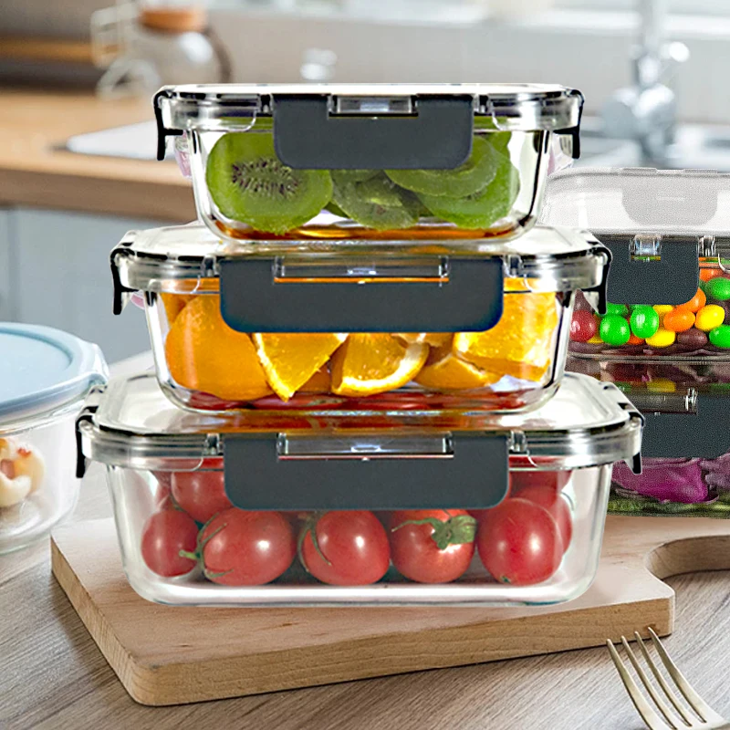 24pc BPA-free Transparent Plastic Airtight Lids Kitchen Food Storage ...