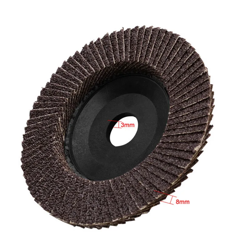 Aluminum Oxide Flap Disk Sanding Grinding Wheel Four Inch Flat Emery ...
