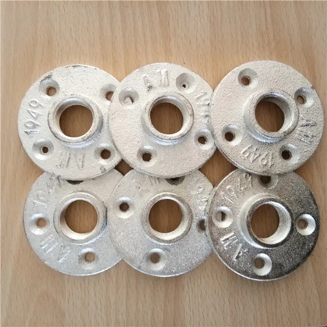 3/4 Inch Wrought Iron Galvanized Threaded Pipe Floor Flange - Buy ...