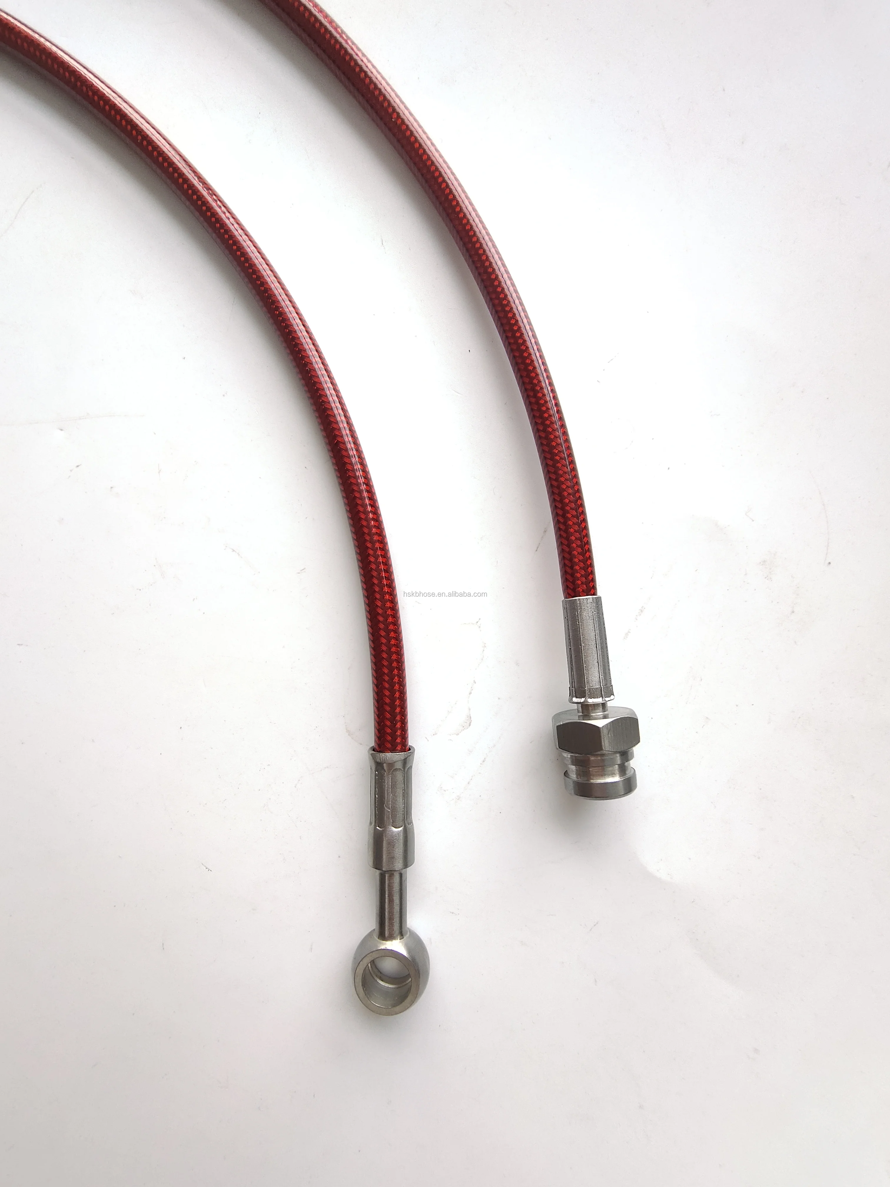 SAE J1401 1/8 Flexible Pre-Made Braided Brake Lines Hose