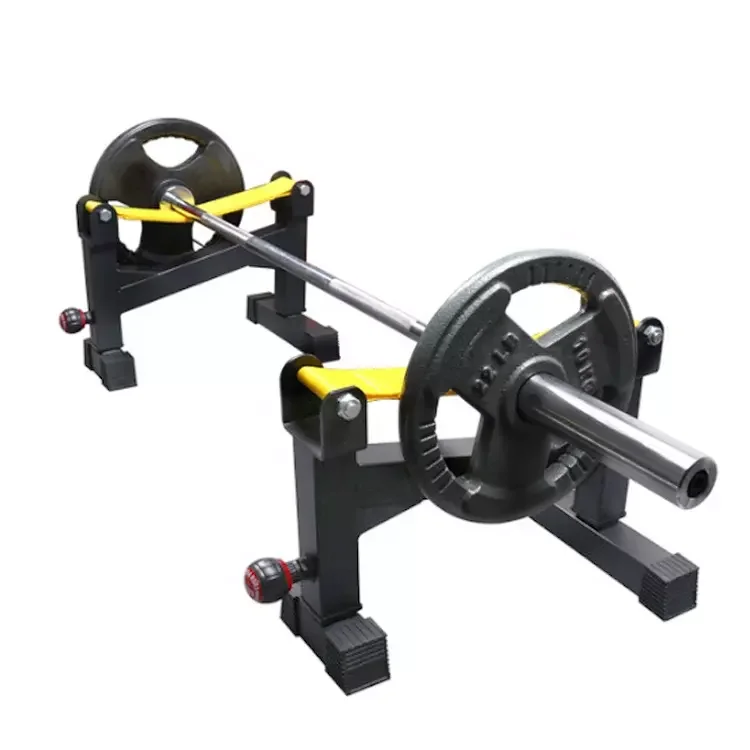 Fitness Gym Equipment Deadlift Buffer Rack 5-speed Adjustable Barbell ...