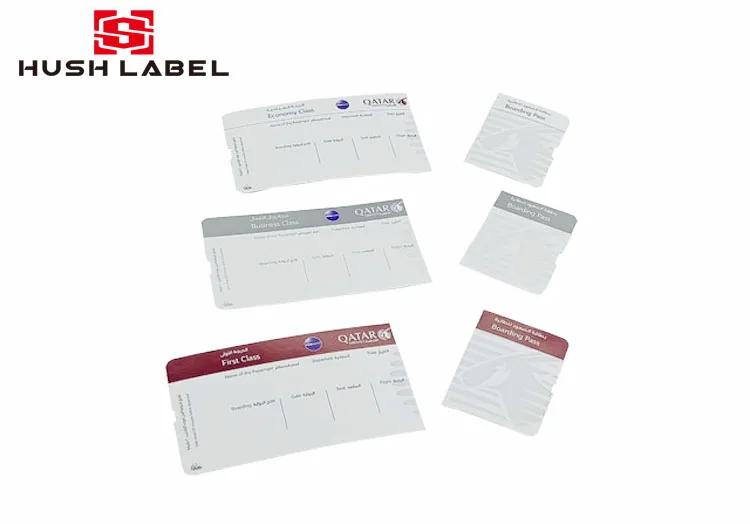 Airline Ticket Thermal Paper Boarding Pass Offset Printing Fancy Paper ...