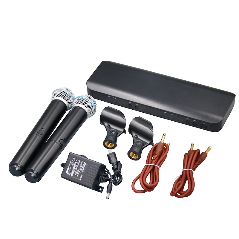 Professional Dual-Vocal Moving Circle Microphone System Two SIM58a ...