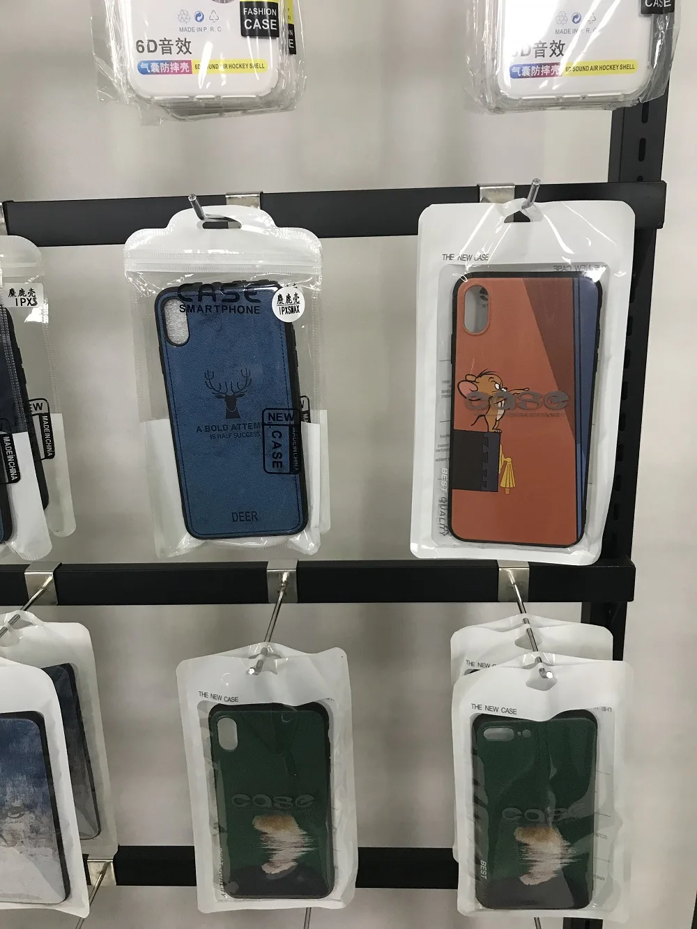 Promotion Cell Phone Accessories Pegboard Display Rack With Hooks Wall ...