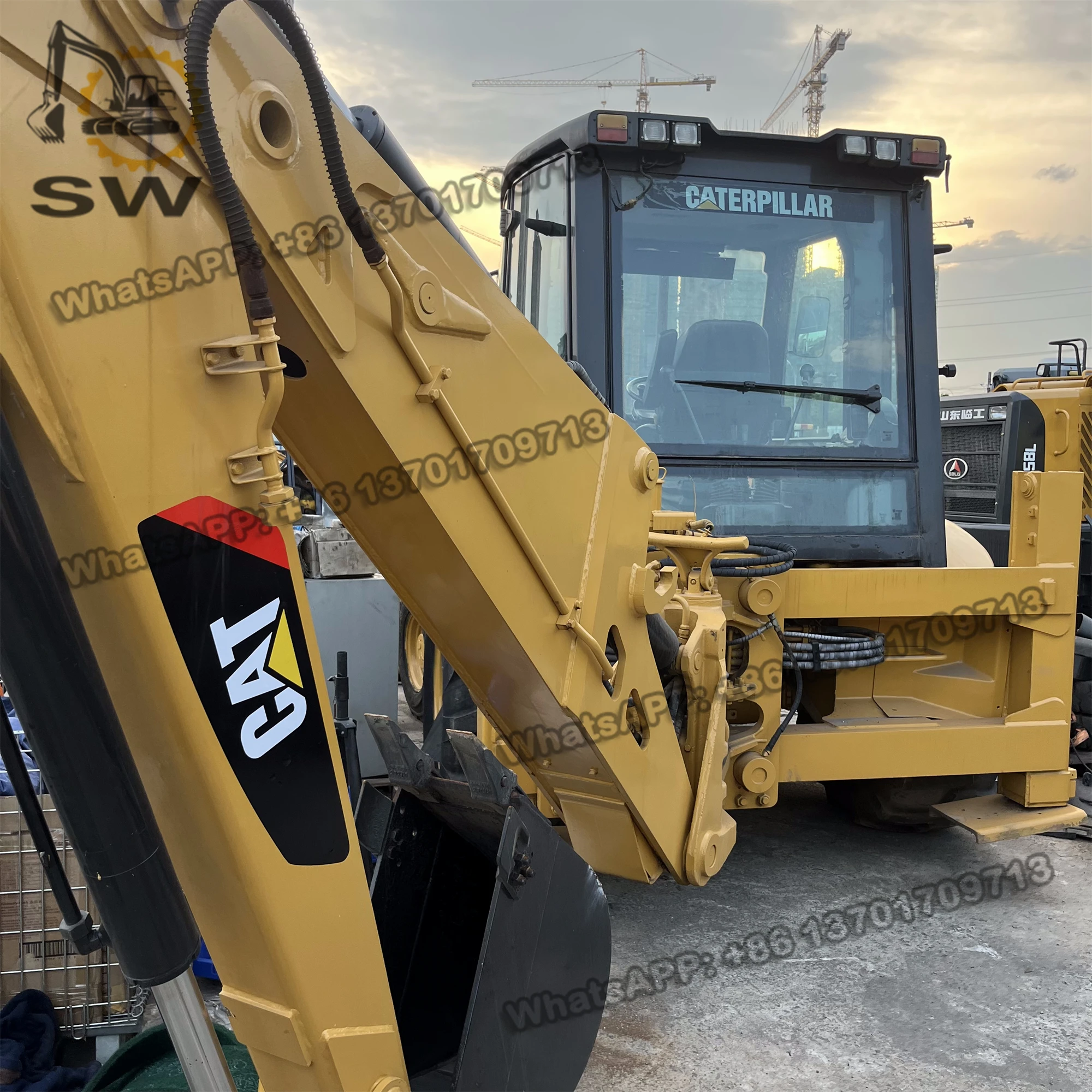 Used Original Cat 416f Backhoe Loader For Sale,Backhoe Excavator Loader ...