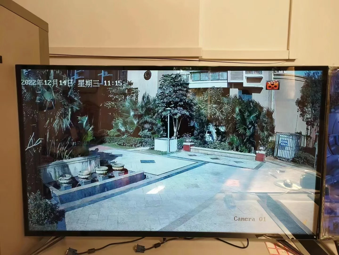 50" Inch Professional CCTV 4K LCD Monitor With LED Screen Vandalproof ...