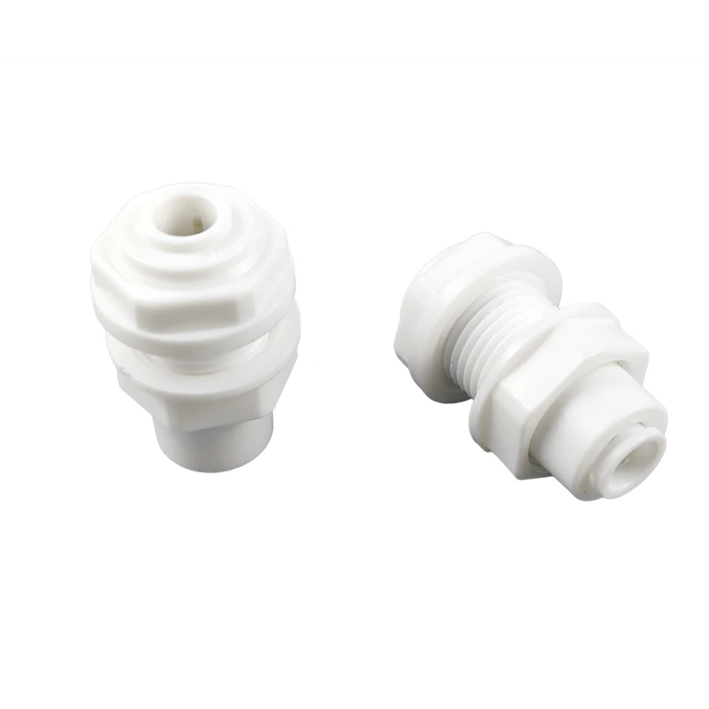 Bulkhead Connector Tube O.d 3/8" 1/4" Ro System Bulkhead Union Quick ...