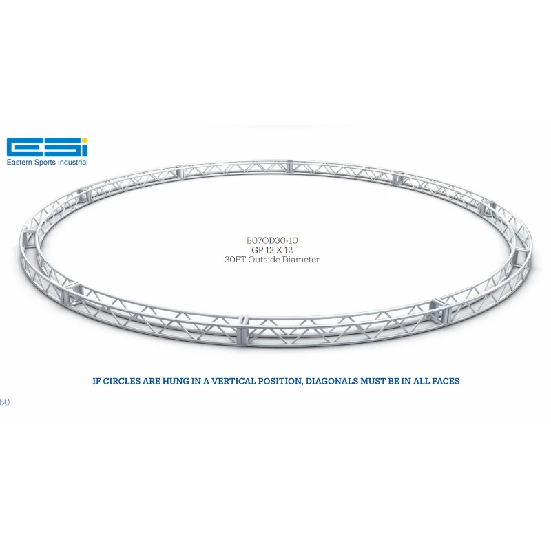 Esi Round Aluminum Truss Circular Spigot Circle Truss Hanging Lights ...