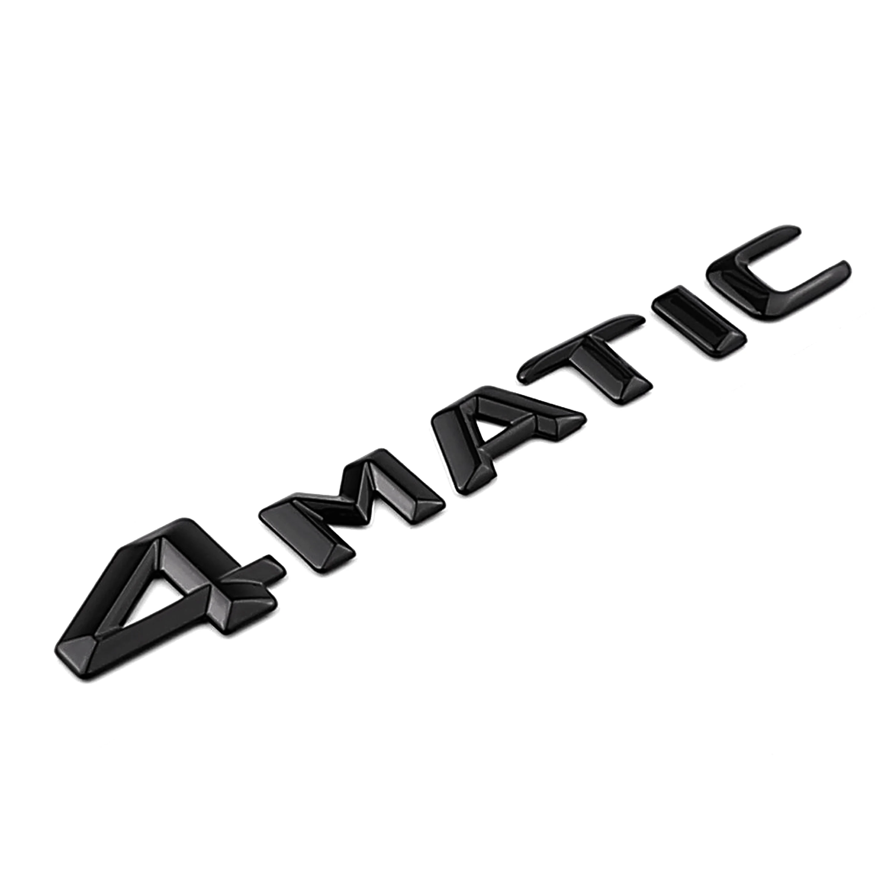 Custom 3d Alloy Letters Car Emblem Badge Matte Black Embossed Logo ...
