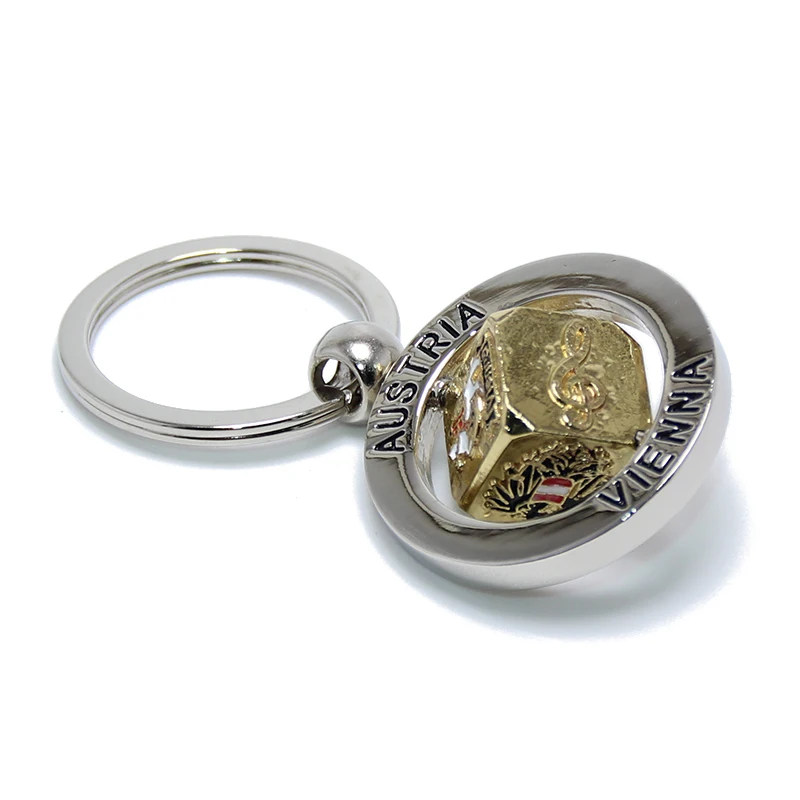 Austria Customized Souvenir Vienna Keyring - Ageo Toy