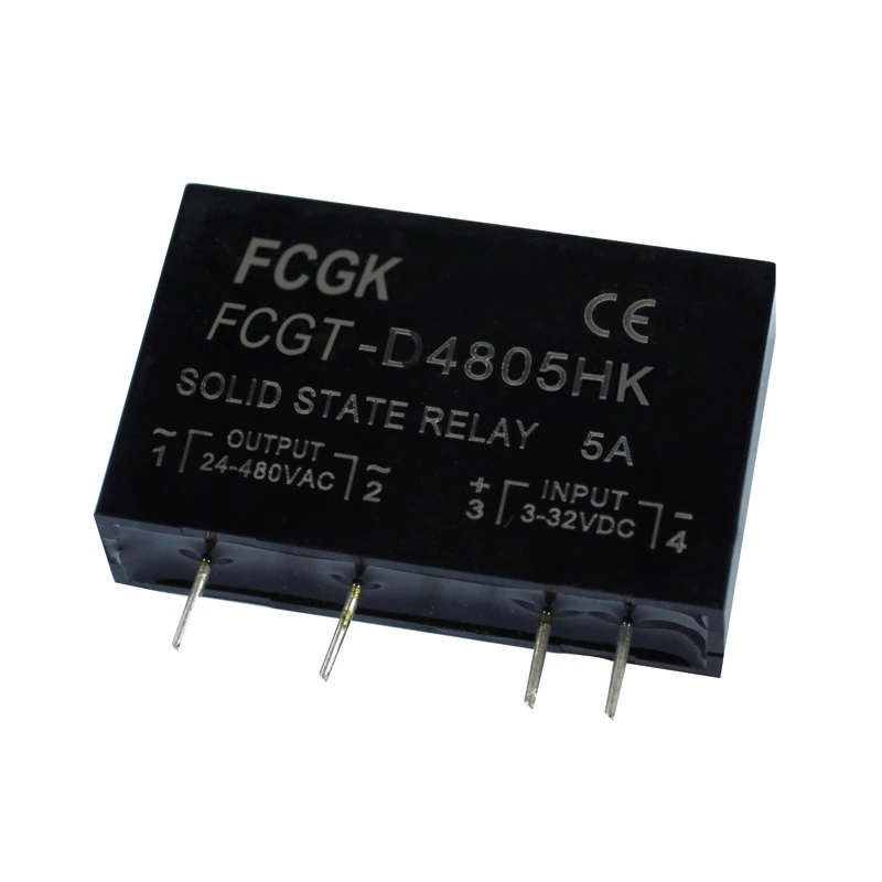Sip Solid State Relay 5a Ssr Relay Dc Control Ssr Pcb Input 3v 5v 12v ...