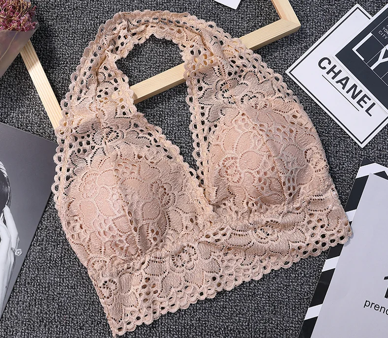 Wx111206 Thin Cotton Cup Bra And Panties Transparent Lace Lingerie Bras ...