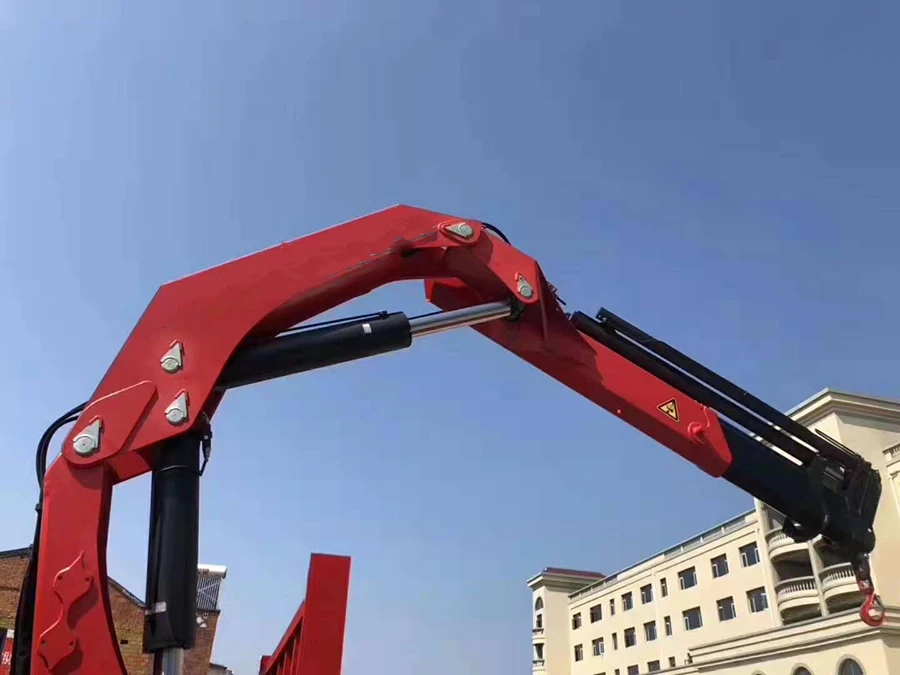 Knuckle Boom Crane Manual Operation Lever Wireless Remote Control ...