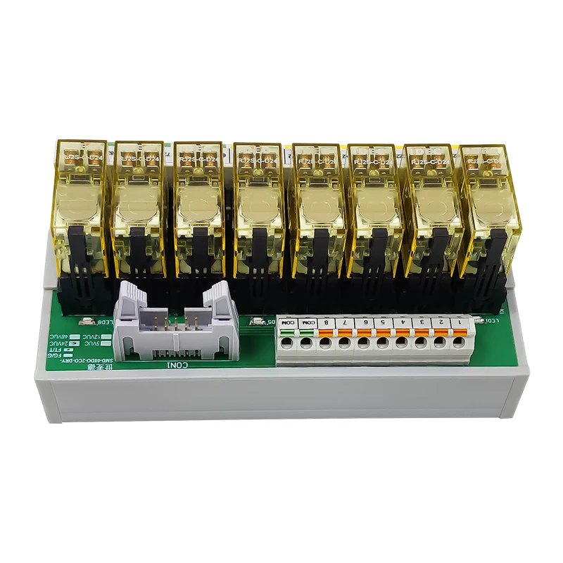 8 Channel 8a 250vac/24vdc Direct Insertion Relay Module . - Buy Direct ...