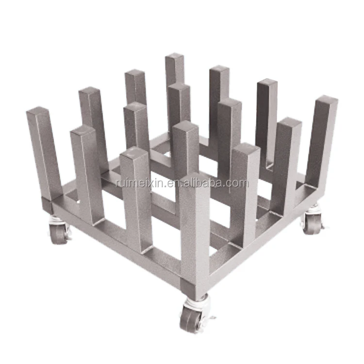 Mobile Vinyl Floor Rack - Efficient Storage Solution