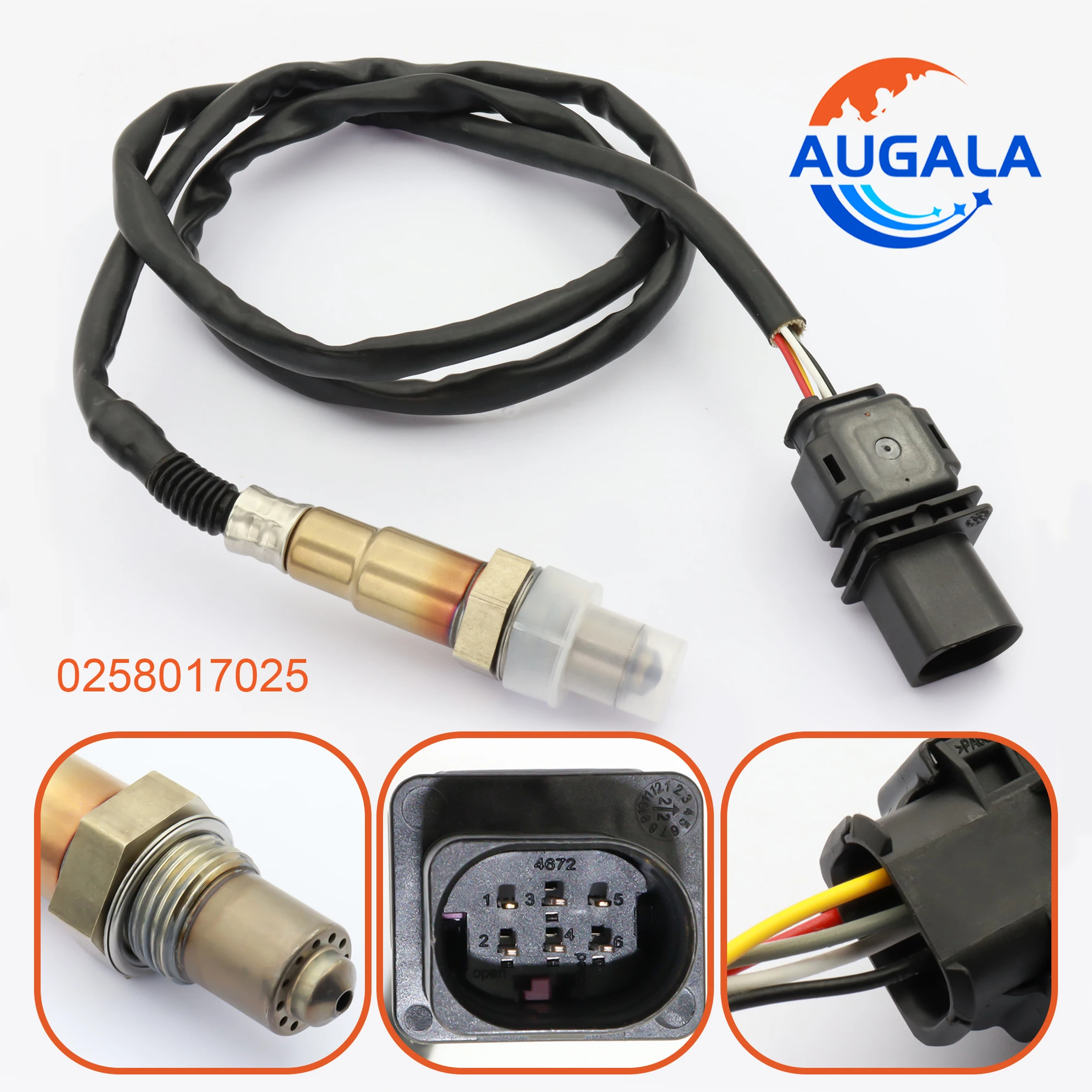 AUGALA Oxygen Sensor O2 Sensor 0258017025 LSU4.9 17025 for Ford Escape ...