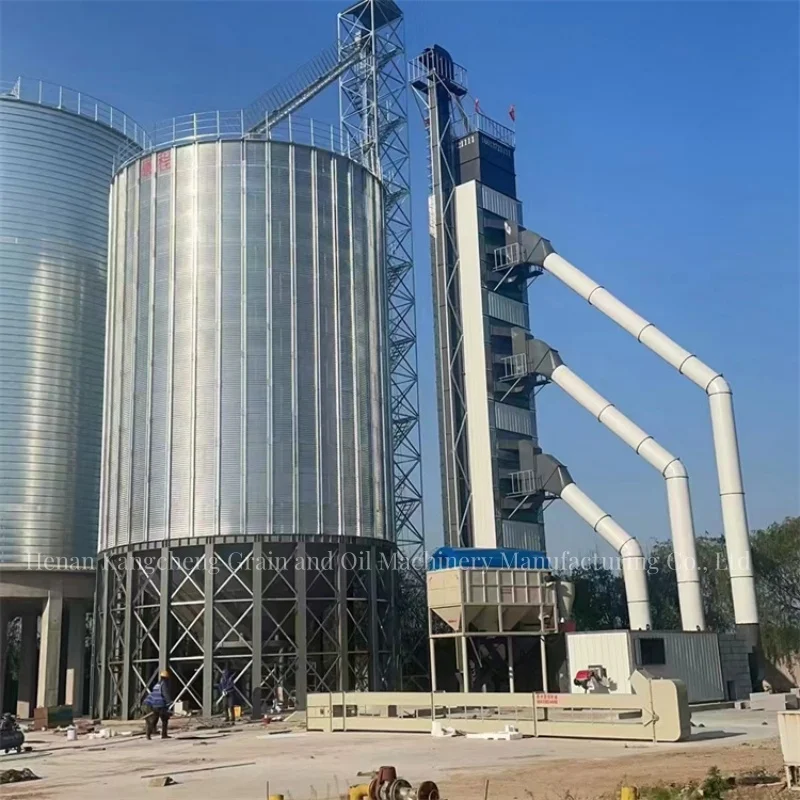 Customizable Steel Silos for Grain Storage - 50 to 2000 Tons