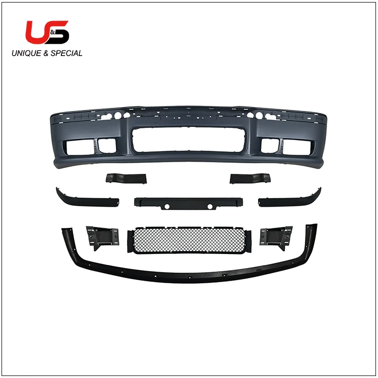 E36 M3 Style Front Bumper Bar for BMW 3-Series E36 (1991-1999) - Easy ...
