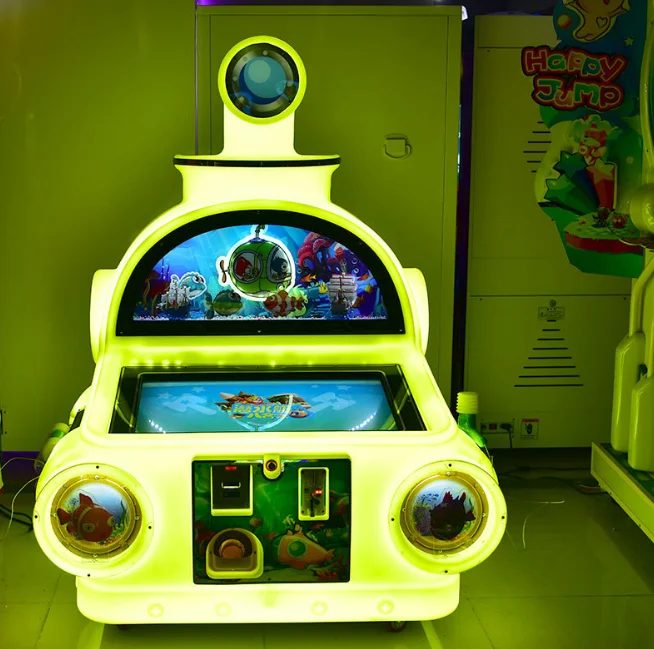 Children Kids Hammer Hitting Music Submarine Arcade Game Machine Coin ...