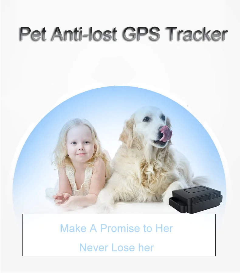 39x35x17.5 Mm Small Size Light Real Time Tracking Pets Gps Tracker For ...