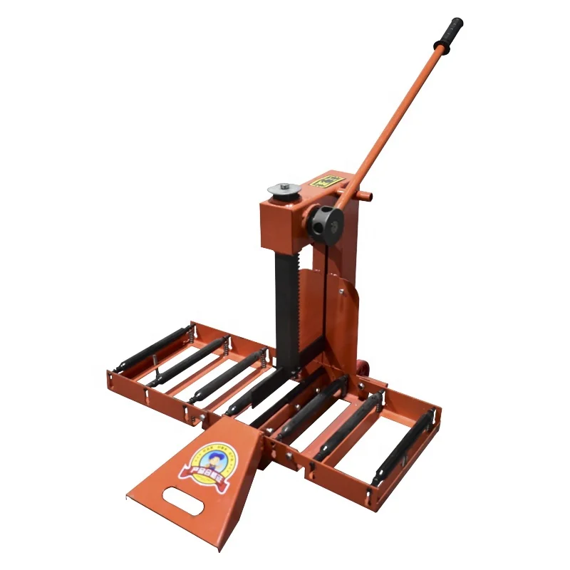 Manual Clay Soil Interlocking Brick Cutter - Portable & Efficient