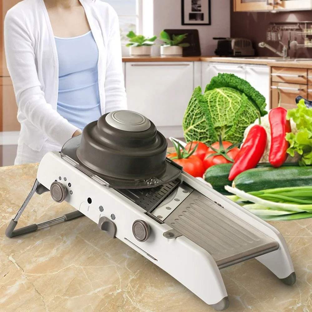 Stainless Steel Mandoline Slicer Vegetable Shredder Slicer Vegetable ...