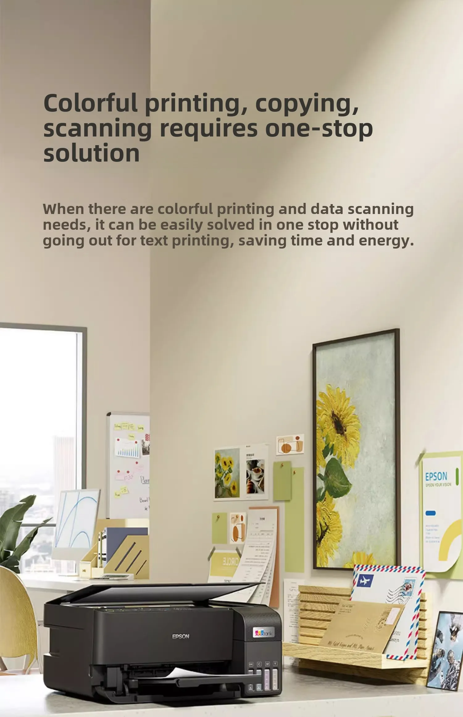 Epson L3556/L3558 Color Ink Tank Printer - High Res Scan Print