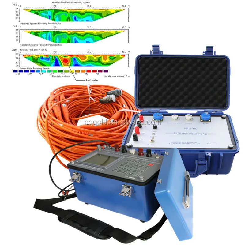 Geophysical Equipment - 2D/3D Deep Underground Water Detector for 300m