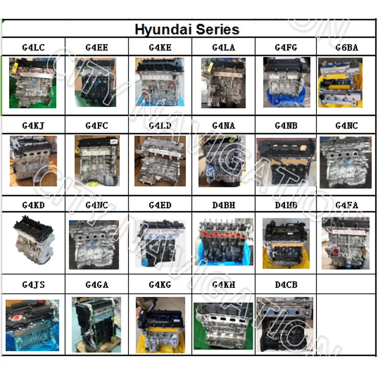 Original G4ee G4ea G4eh G4ed Auto Engine Assembly Long Block For ...