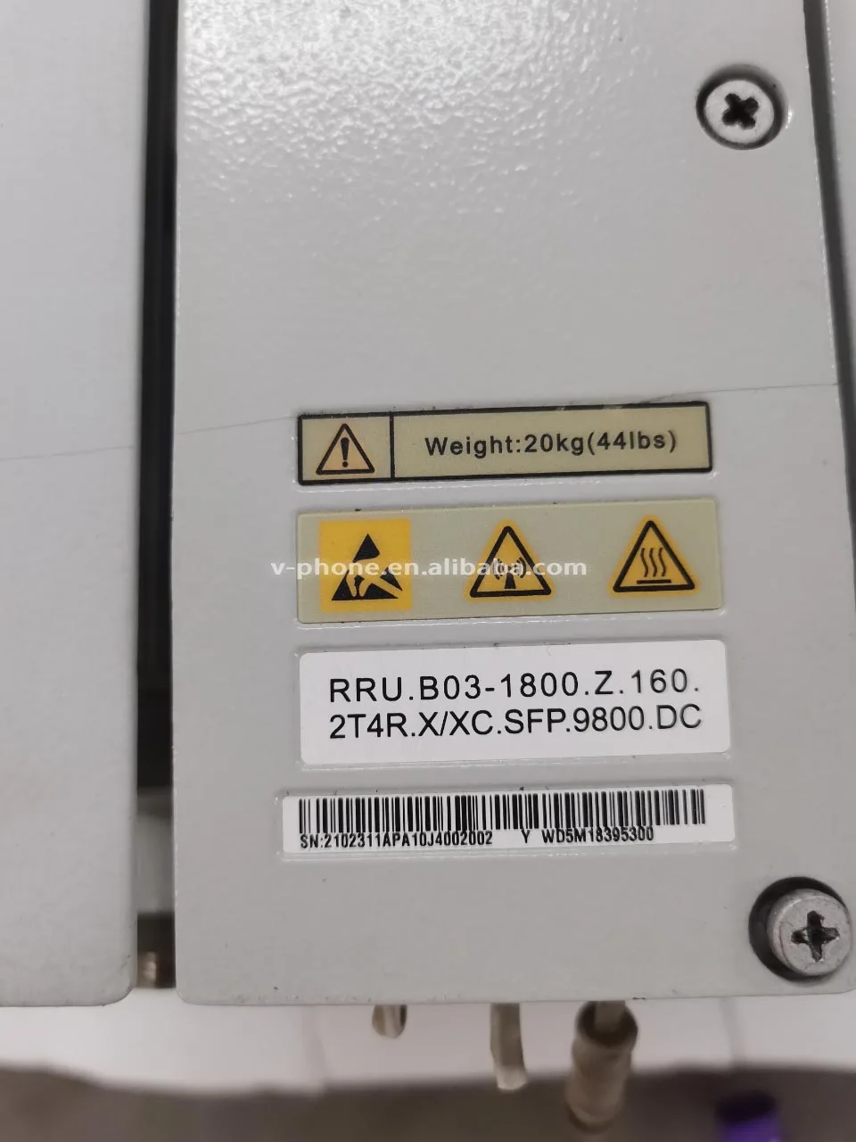 RRU3953 - Radio Infrastructure Equipment for Wireless Networks