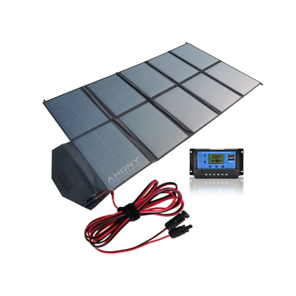 250w Foldable Solar Panel Kit 12v Ultralight Folding Solar Charger With ...