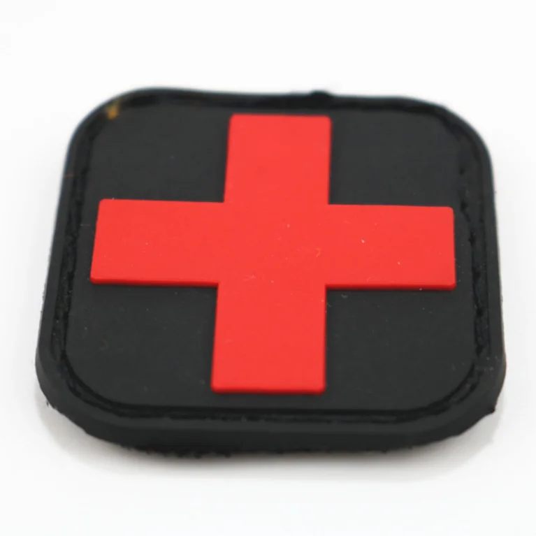 Outdoor Pvc Patch Armband - Medical Rescue Red Cross Aid