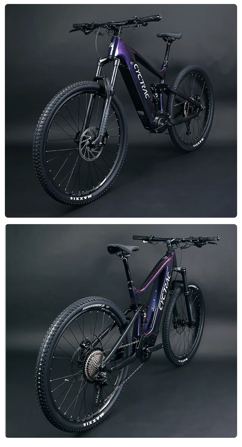 2025 EM10 Carbon Fiber Frame Electric Mountain Bike M560 500W/720Wh ...