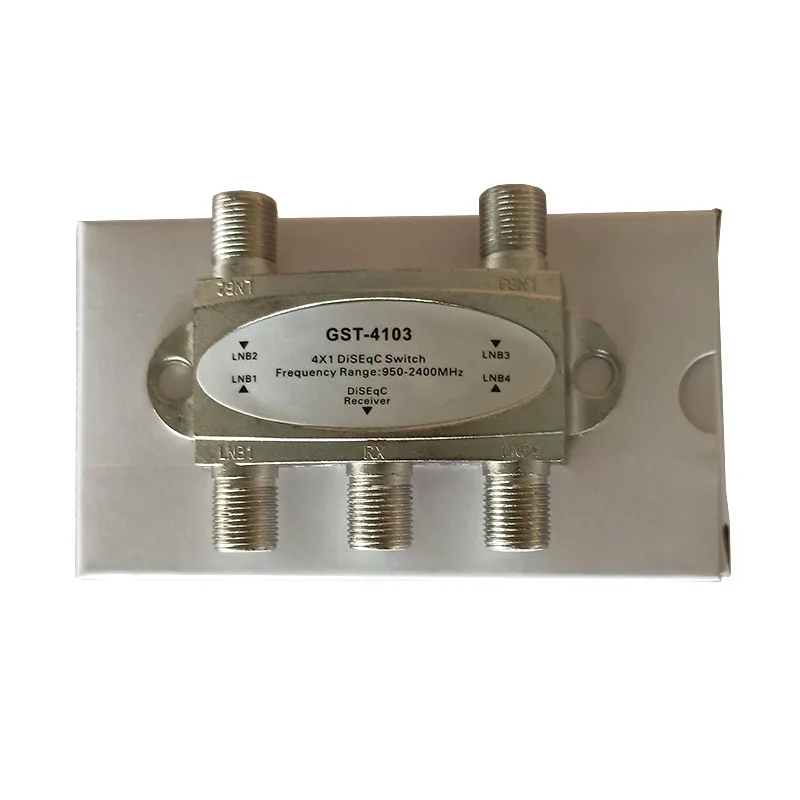 4 Ways Coaxial Cable Splitter Satellite Multiswitch Fta Tv Box Lnb ...