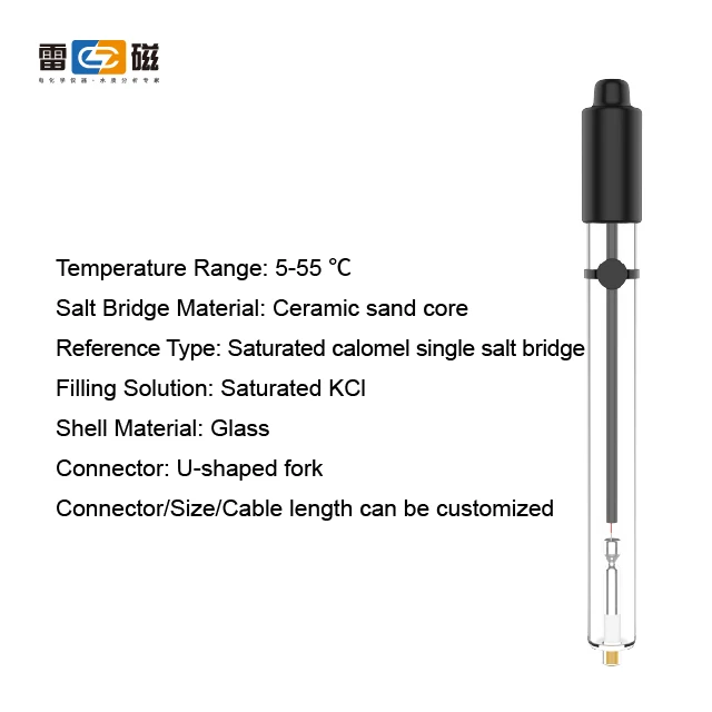 232-01 Reference Electrode - Glass Shell, Single Salt Bridge