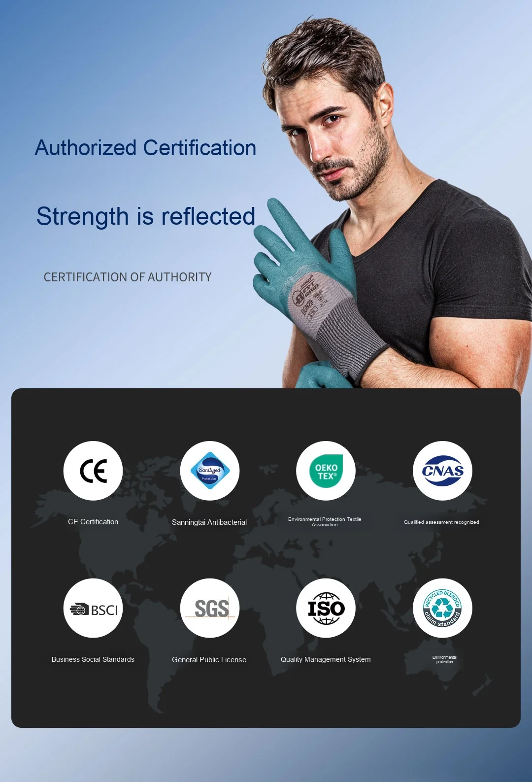 400V Insulated Low Voltage Electrician Gloves Anti-Electric Shock Wear ...