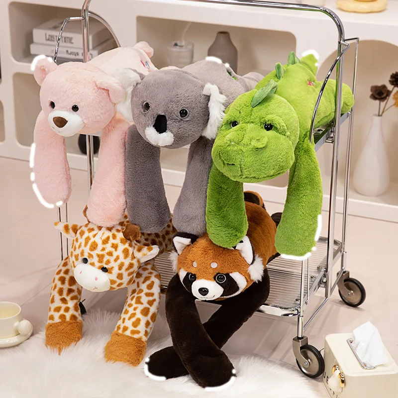 Customized Long Arms Relieve Anxiety Animals Stuffed Panda Bear Plush ...