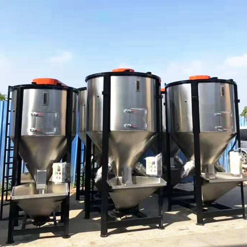 Color Type Double Barrel Vertical 100kg Batch Horizontal Mixer - Buy ...