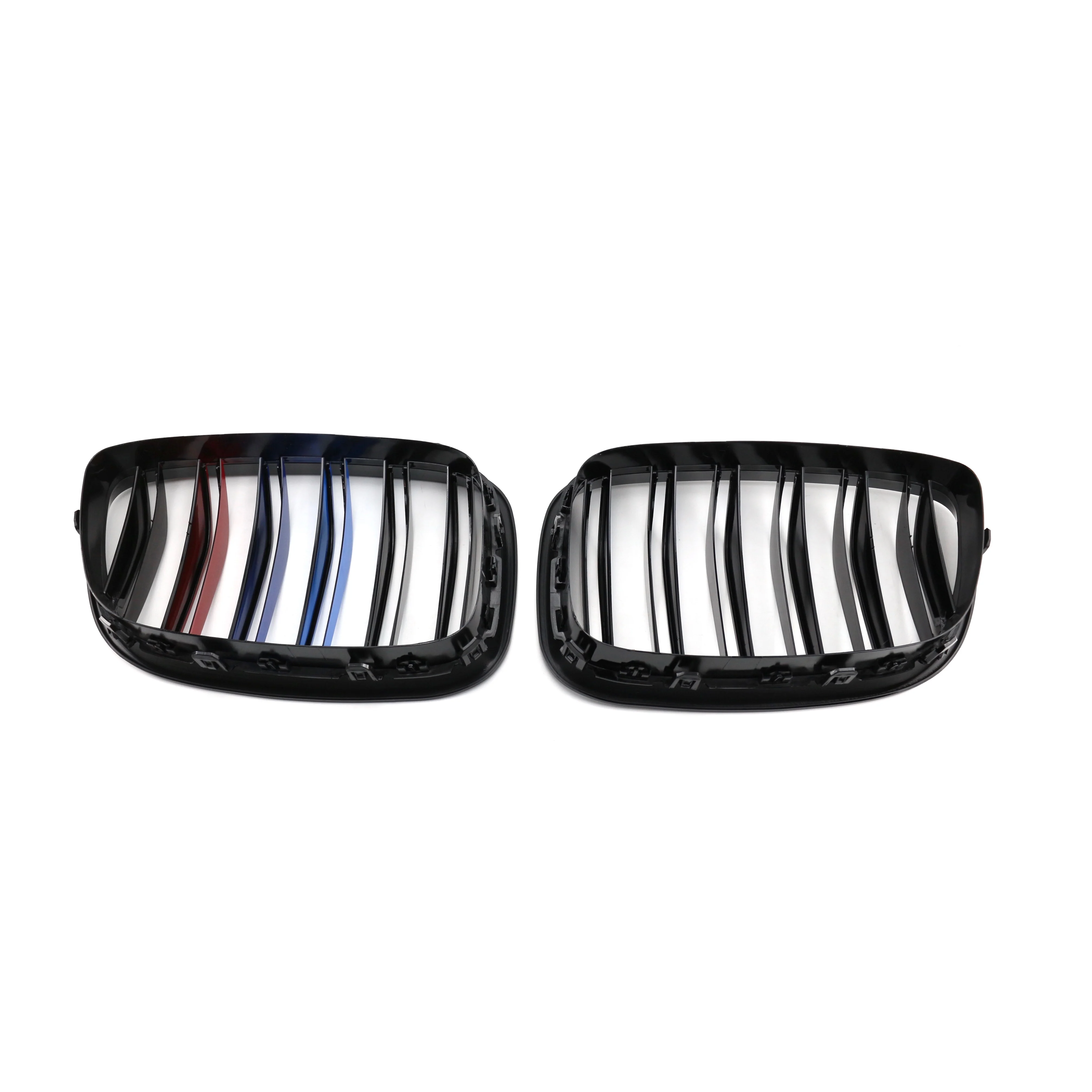 Car Part Replacement Racing Grill Double Slat Abs Gloss M Color Front ...
