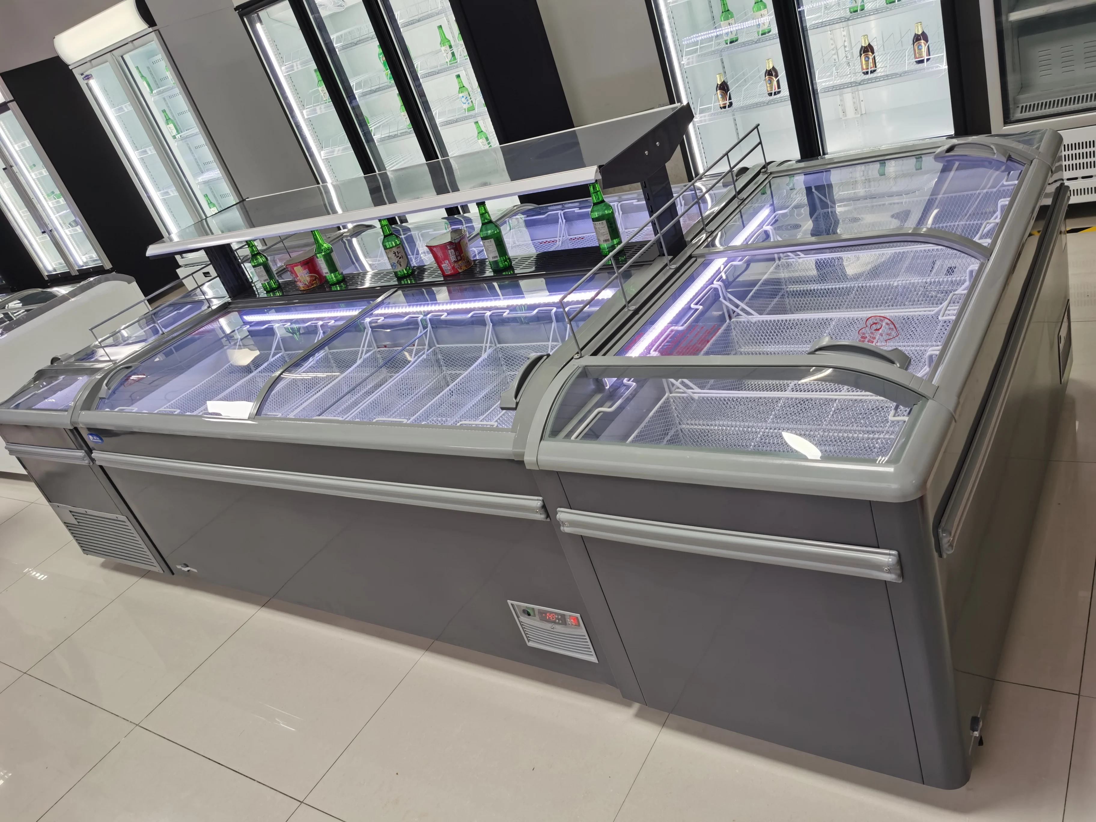 Kenkuhl Island Freezer - Efficient Commercial Display