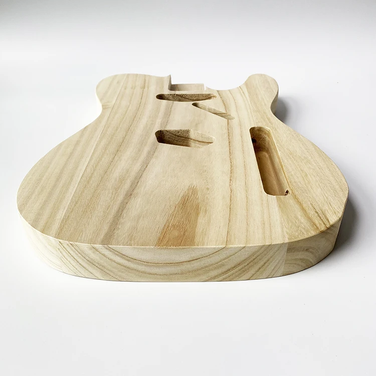 Custom Paulownia Solid Wood Electric Guitar Body Blank