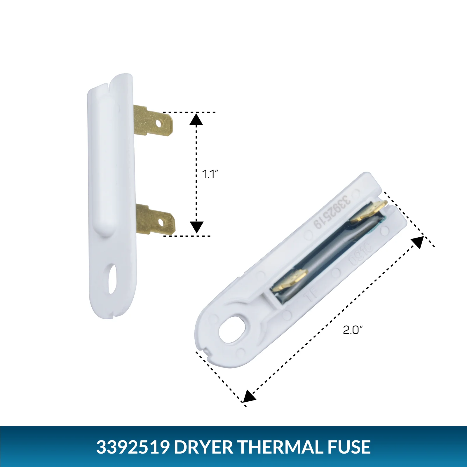 279838 Dryer Heating Element 279816 Thermal Cut-off Fuse Kit 3392519 ...