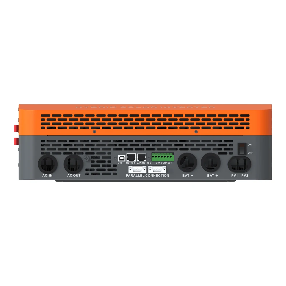 Powmr 10kw 48v Off/on Grid Hybrid Solar Inverter 110/220v Split Phase/single Phase All In One ...