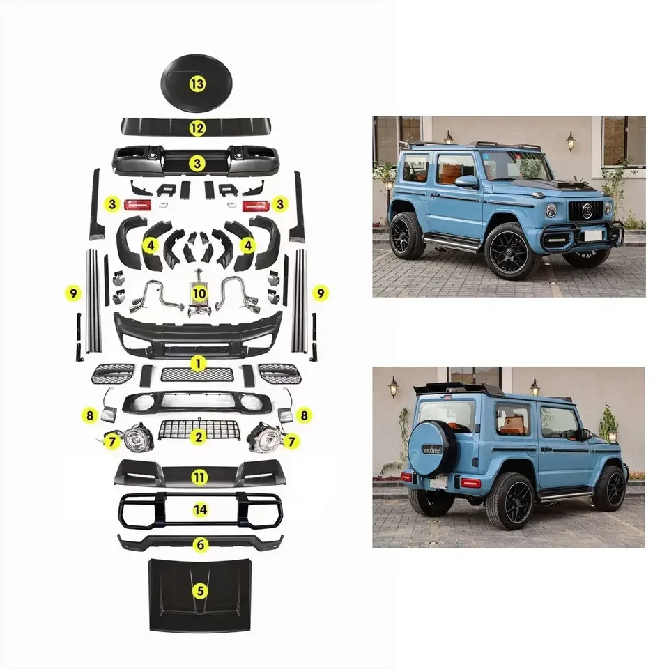Jimny Body Kits Model 4x4 Wide G63 Body Kits For Jimny 2018-2021 - Buy ...