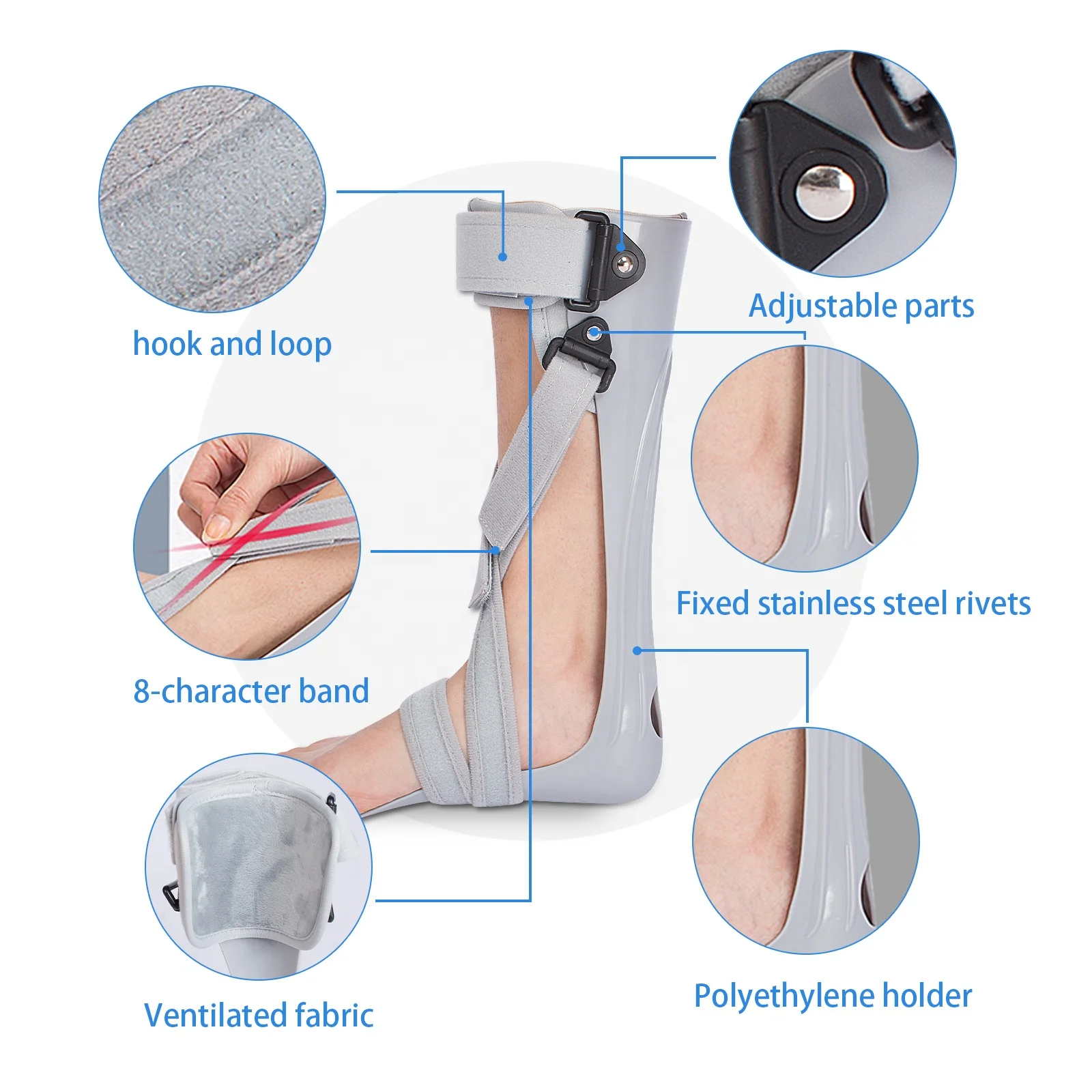 Afo Drop Foot Brace Ankle Splint Orthosis Orthopedic Shoe Reasonable ...