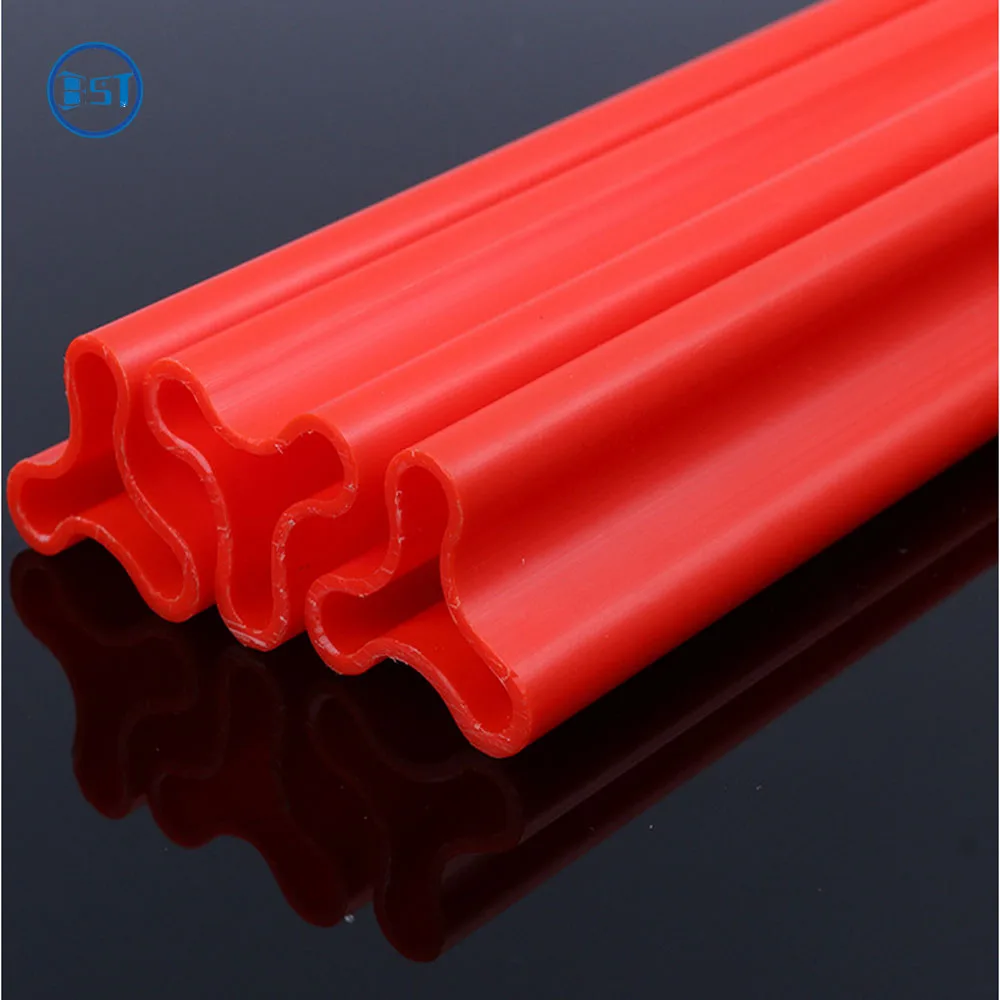 PVC Transparency Tubing - Triangular Groove & Square Pipe
