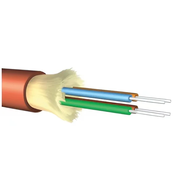 Indoor Kabel Serat Optik Dropcore 6 Hilo Single Core 9um Central Tube ...