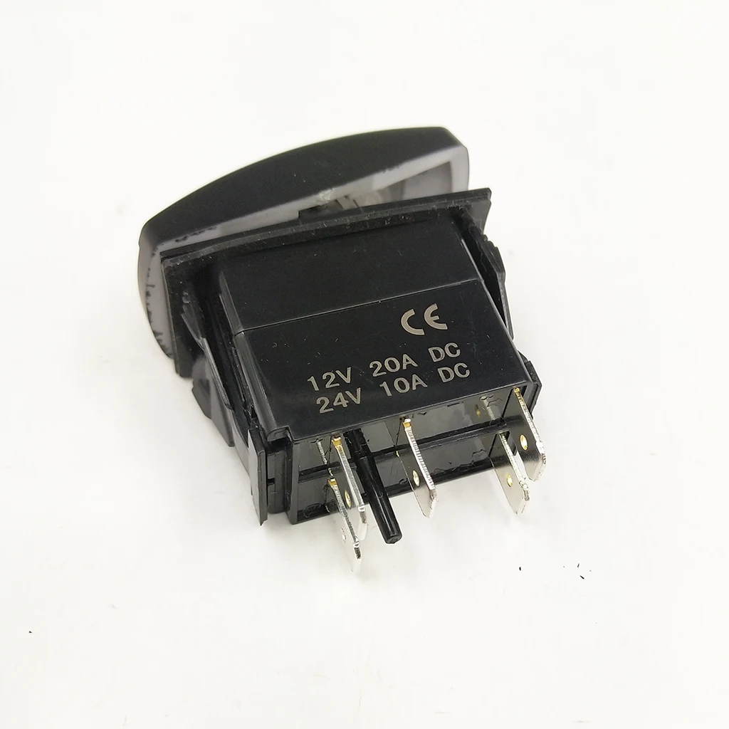 Waterproof 12v 20a 7 Pin Momentary (on)-off-(on) Rocker Switch 4 Pin ...