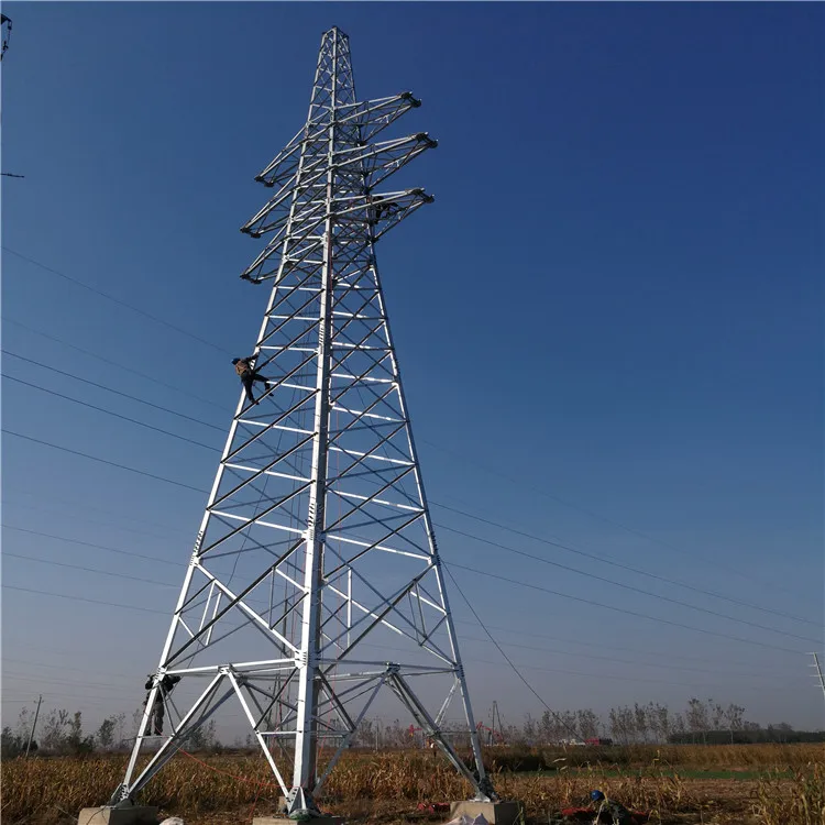 Substation Steel Iron Structure 33KV ~132KV Power Tower